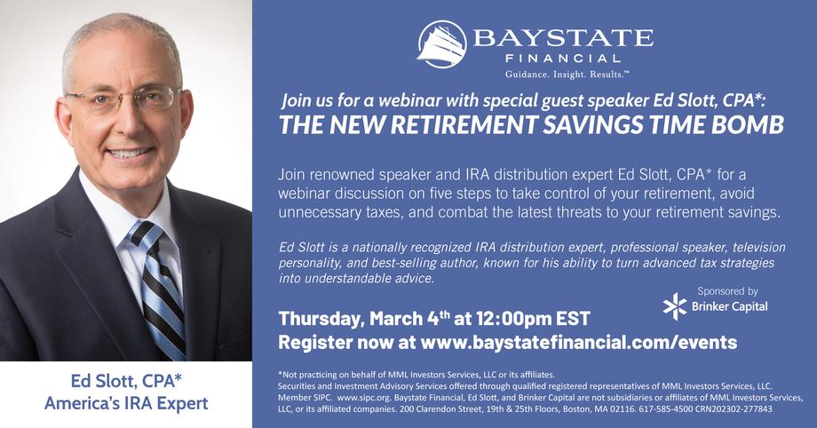 Webinars/Events : Stephen Napier - Baystate Financial